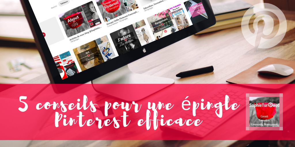 5 conseils pour une épingle Pinterest efficace - Agence SophieTurpaud