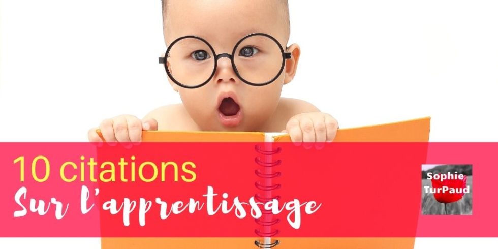 10 citations inspirantes sur l'apprentissage - Agence SophieTurpaud