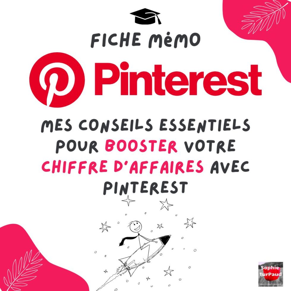 Infographie Les chiffres clés de Pinterest 2024 - Agence SophieTurpaud